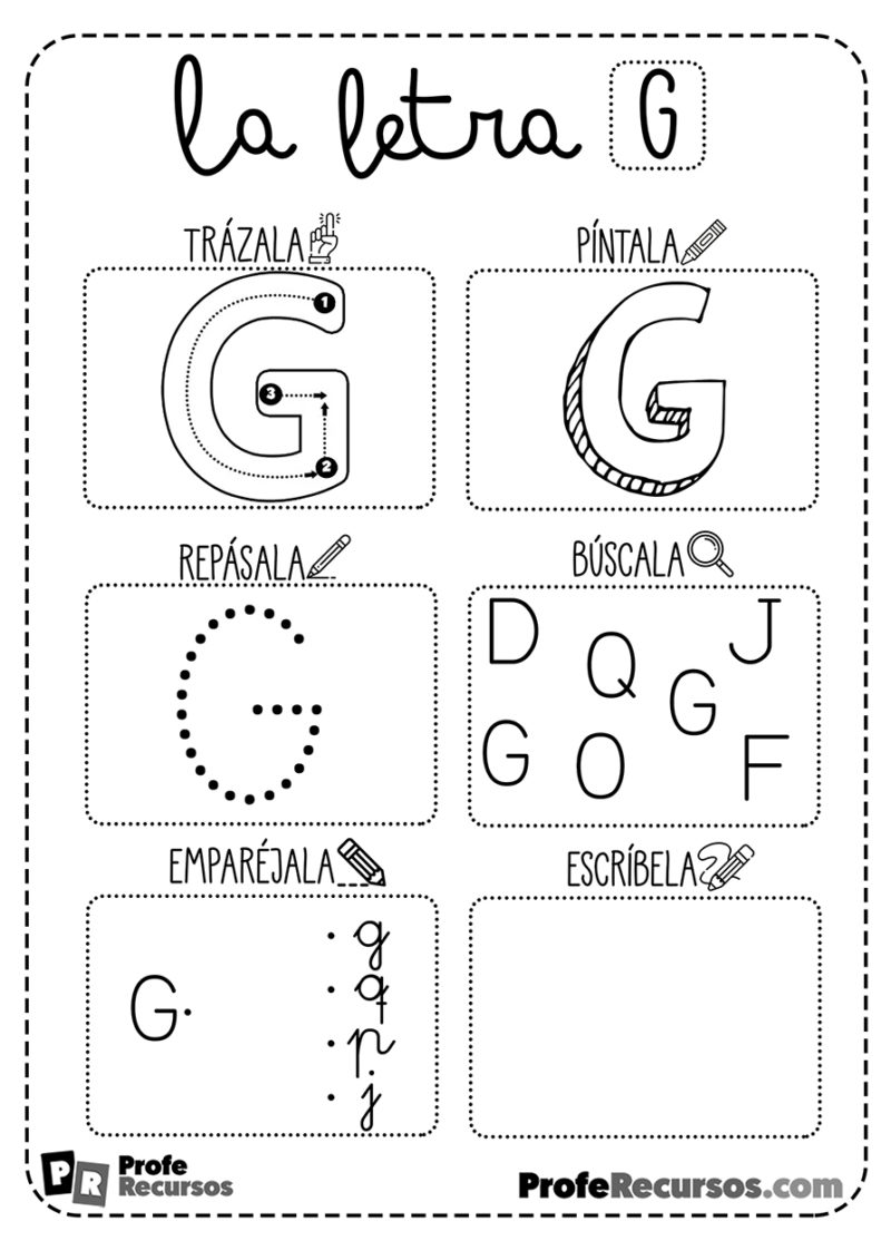 Fichas de Lectoescritura para Aprender las Letras del Abecedario