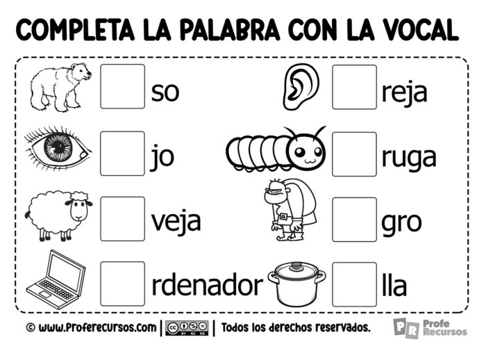 Actividades De La Letra O