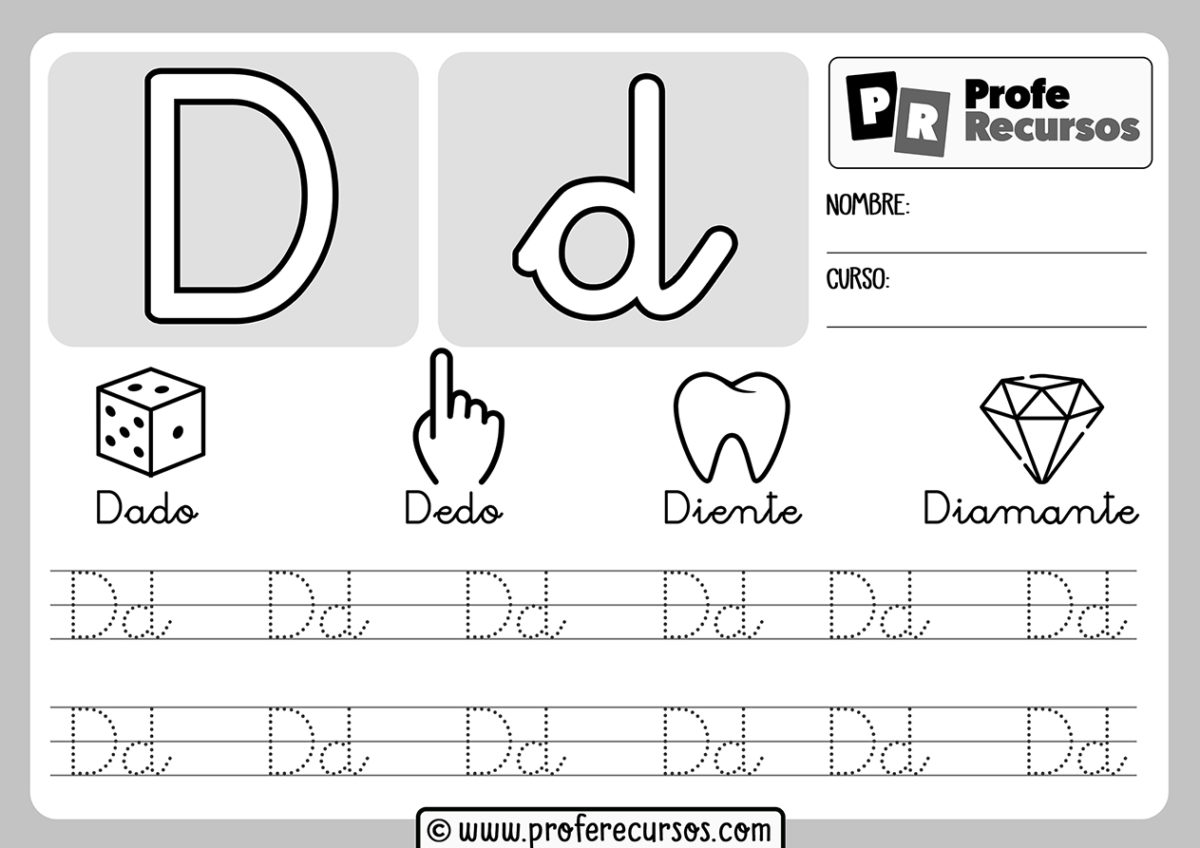 Fichas para Aprender las Letras del Abecedario | Listas para Imprimir