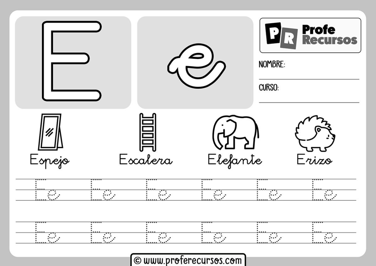 Fichas para Aprender las Letras del Abecedario | Listas para Imprimir