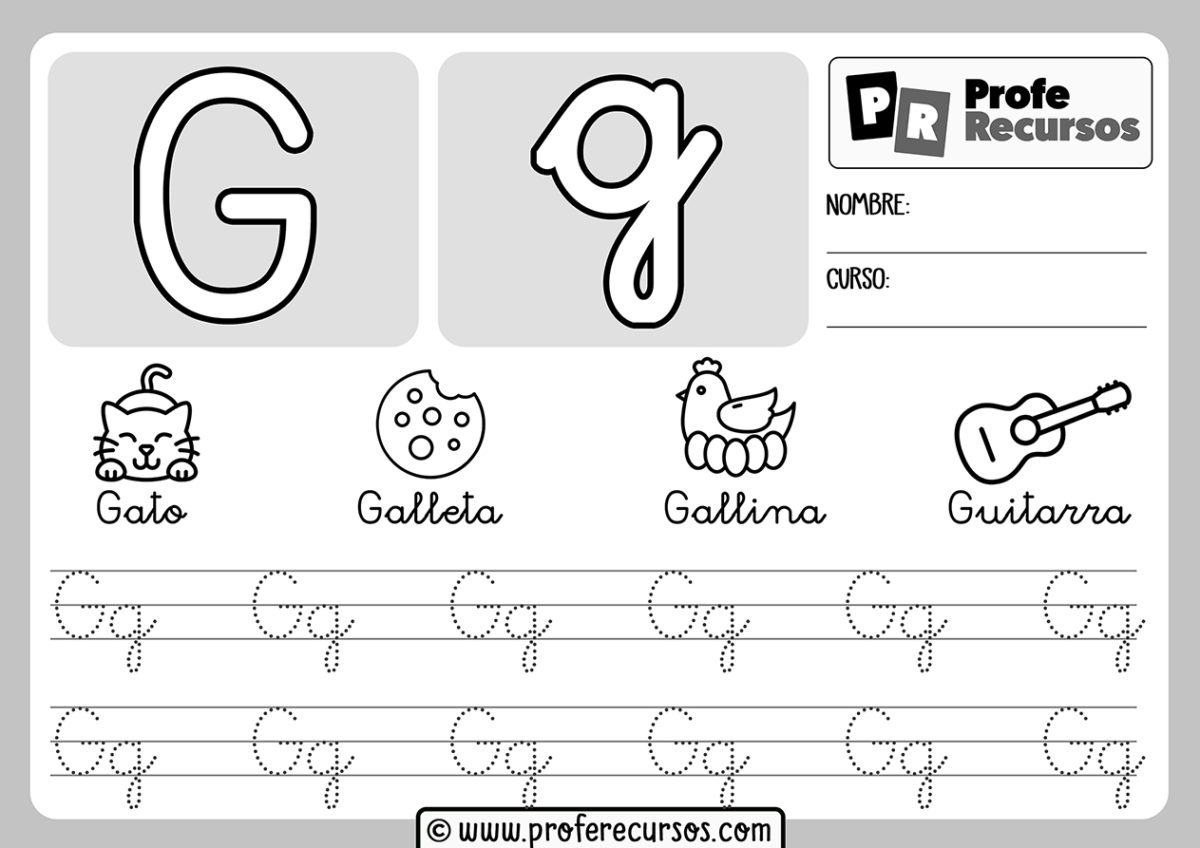 Fichas para Aprender las Letras del Abecedario | Listas para Imprimir