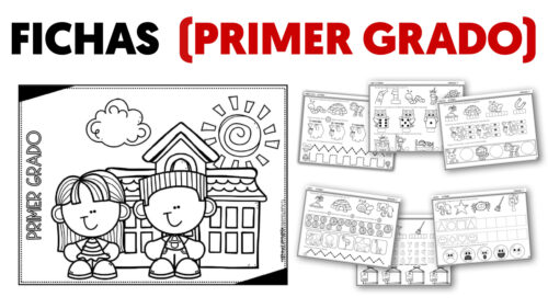 Fichas con Actividades para Primer Grado | IMPRIMIBLES en PDF