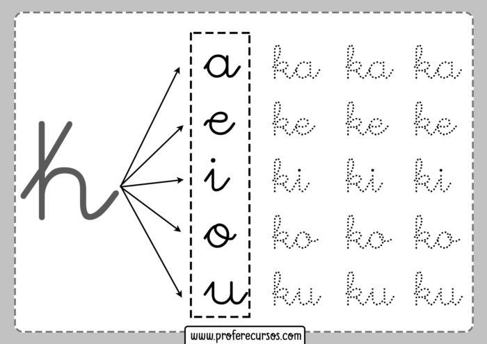 Fichas de Sílabas Directas