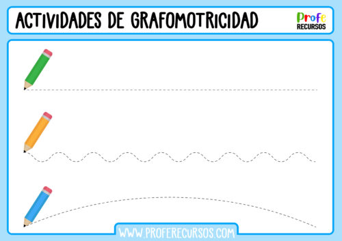 Actividades y Ejercicios de Grafomotricidad | Proferecursos