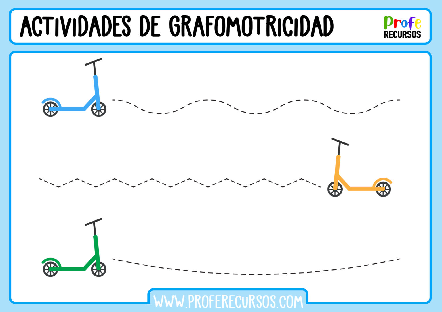 Actividades y Ejercicios de Grafomotricidad | Proferecursos