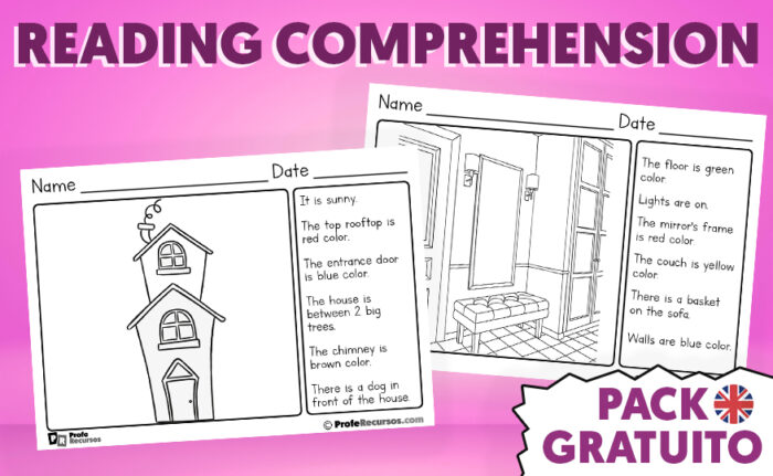 Fichas de Comprensión Lectora en Inglés