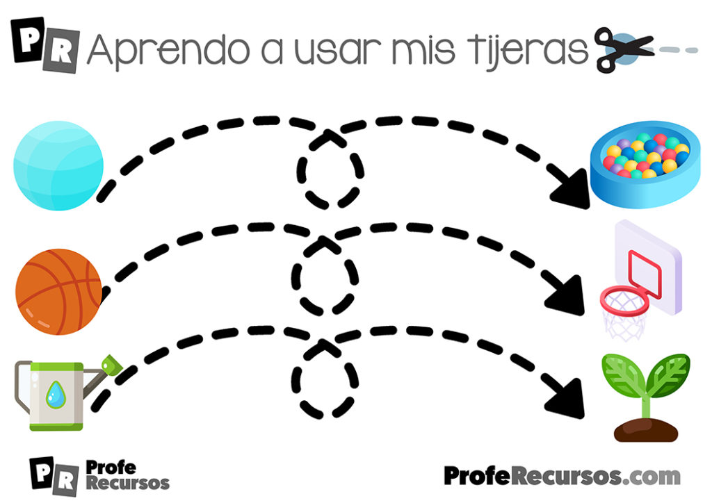 EJERCICIOS para RECORTAR para niños | Actividades con TIJERAS