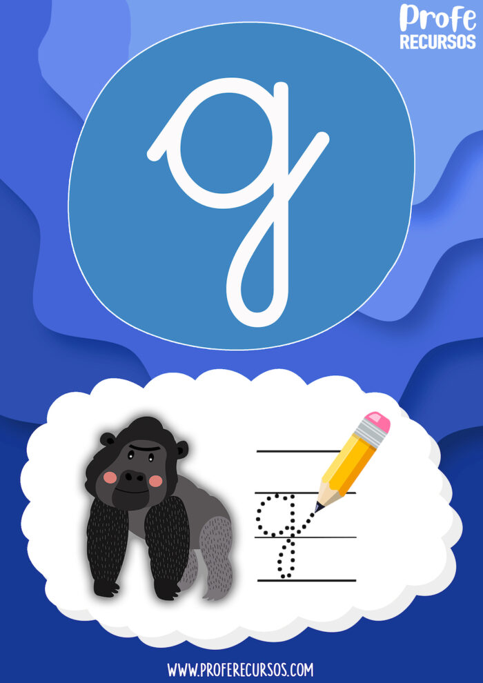 Tarjetas de vocabulario tipo flashcards del abecedario