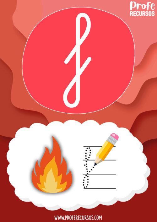 Tarjetas de vocabulario tipo flashcards del abecedario