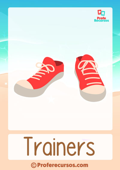 Summer Clothes Flashcards Collection for Primary Kids