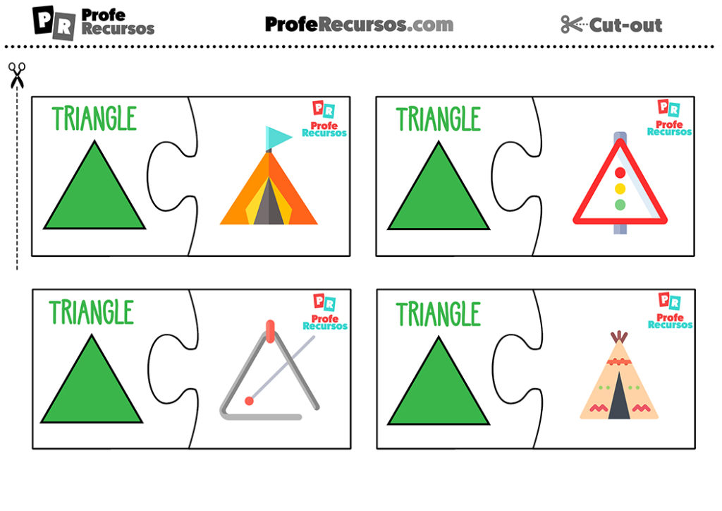 Shapes puzzles for Primary kids | ESL teachers resources