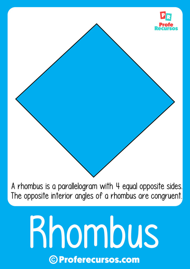 Formas Geometricas en Inglés para Niños | Flashcards