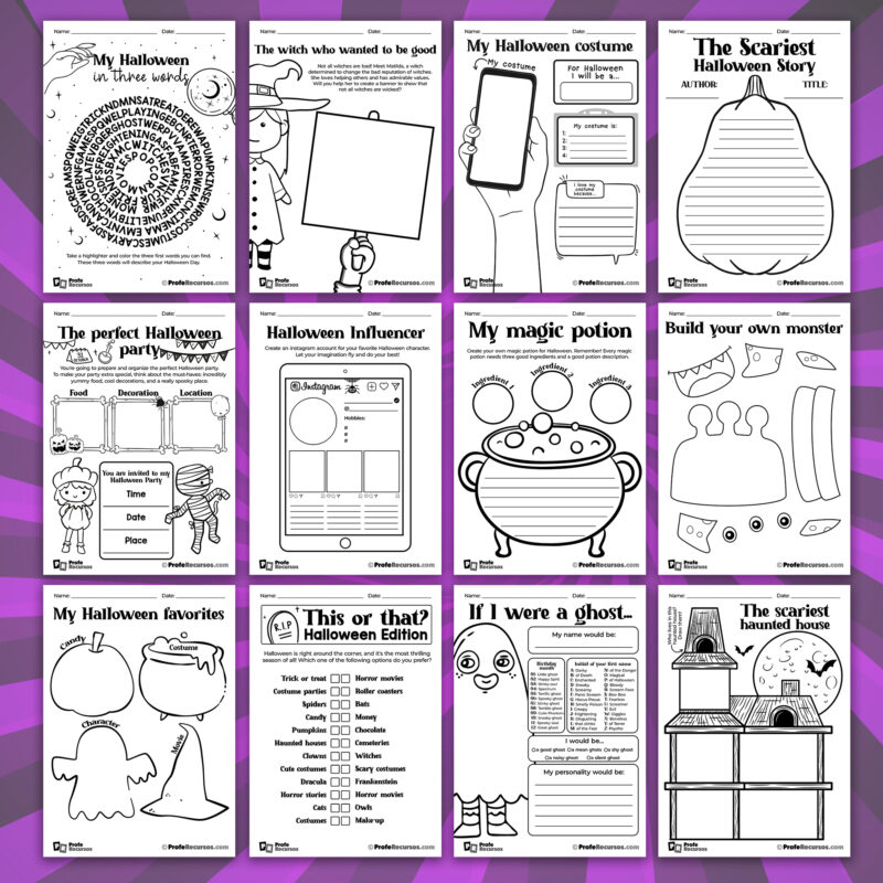 Halloween Activity Bundle | 12 Activities for Halloween