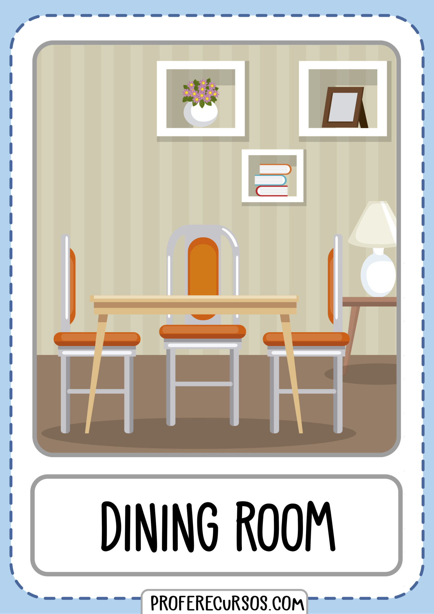 House Parts Vocabulary (Flashcards + Worksheets)