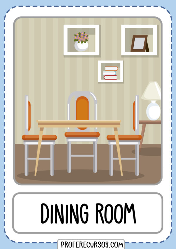 House Parts Vocabulary (Flashcards + Worksheets)