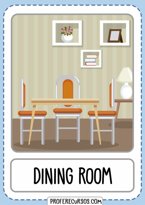 House Parts Vocabulary (Flashcards + Worksheets)