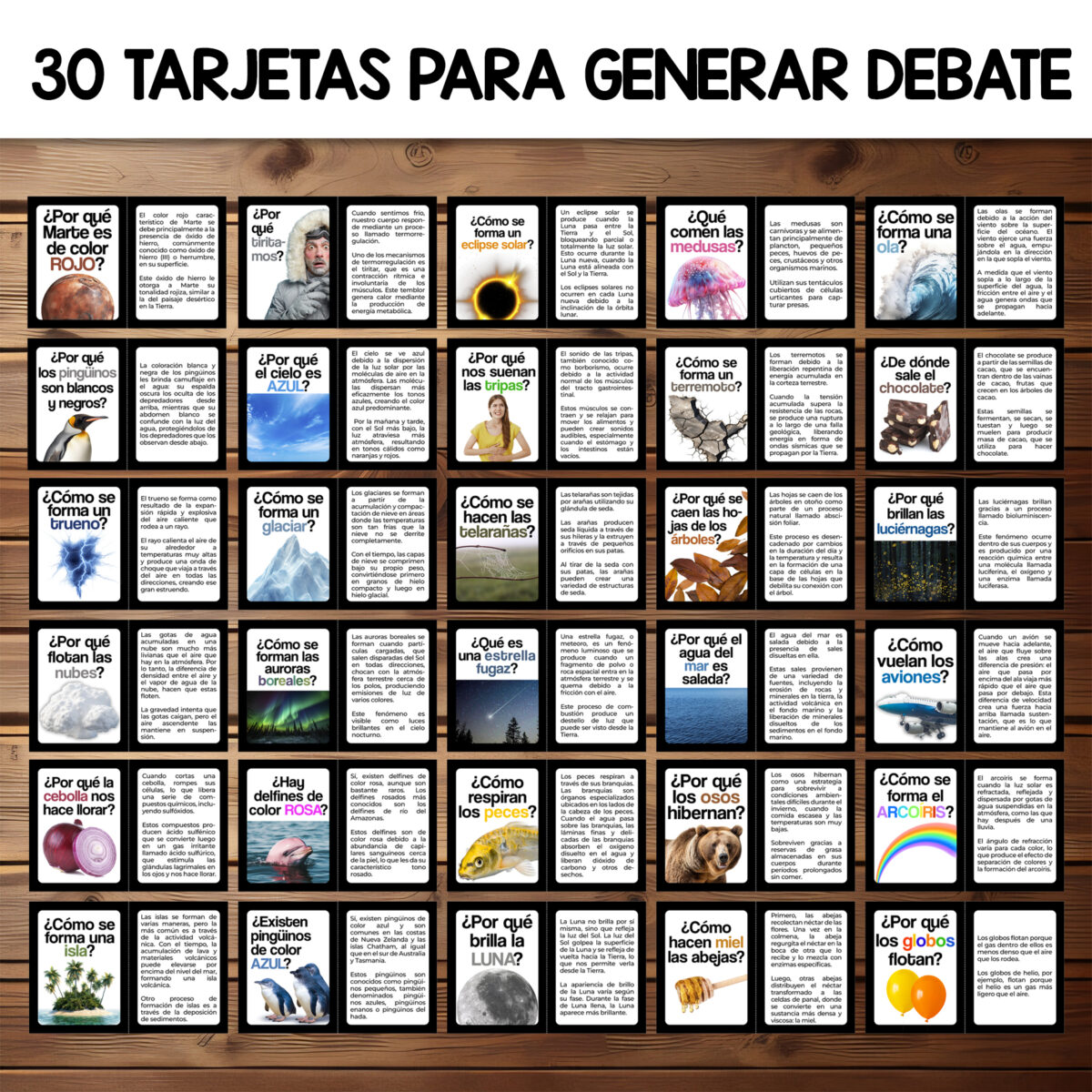 Tarjetas con Preguntas de Debate | Preguntas Imposibles