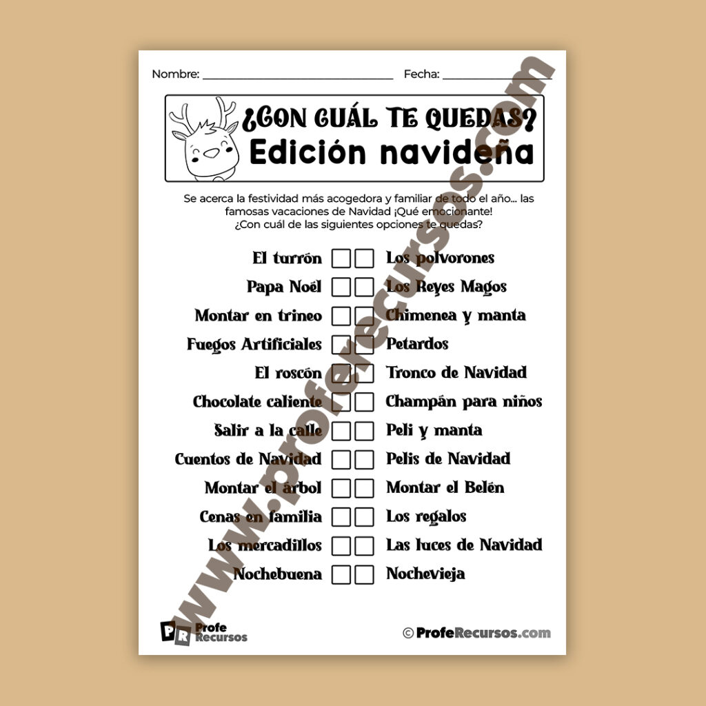 Pack de Actividades de Navidad | ¡Fichas listas para Imprimir!