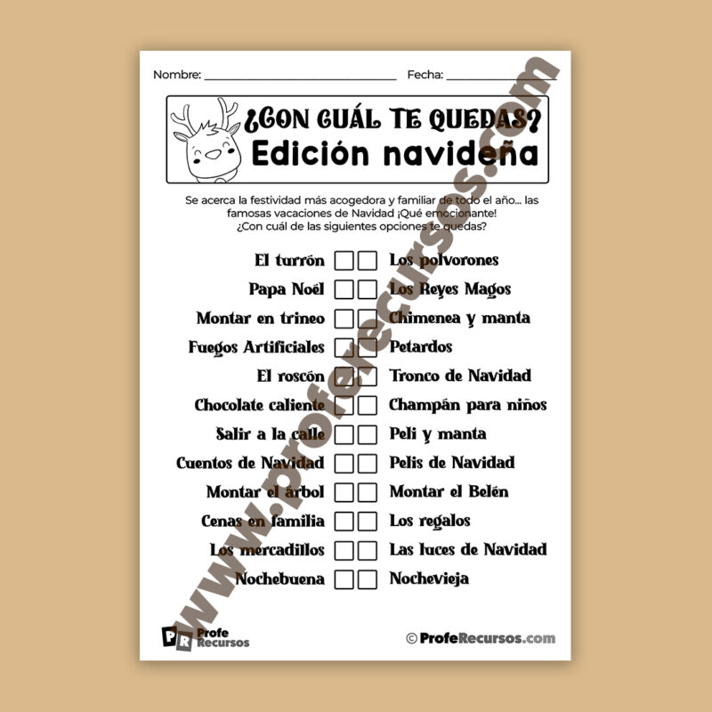 Pack de Actividades de Navidad | ¡Fichas listas para Imprimir!