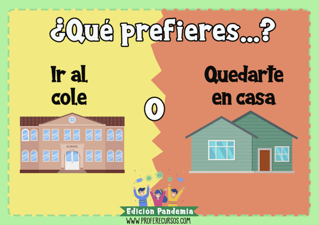 Juego de conversación "¿Qué prefieres?" (Edición Pandemia)