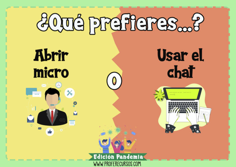 Juego de conversación "¿Qué prefieres?" (Edición Pandemia)