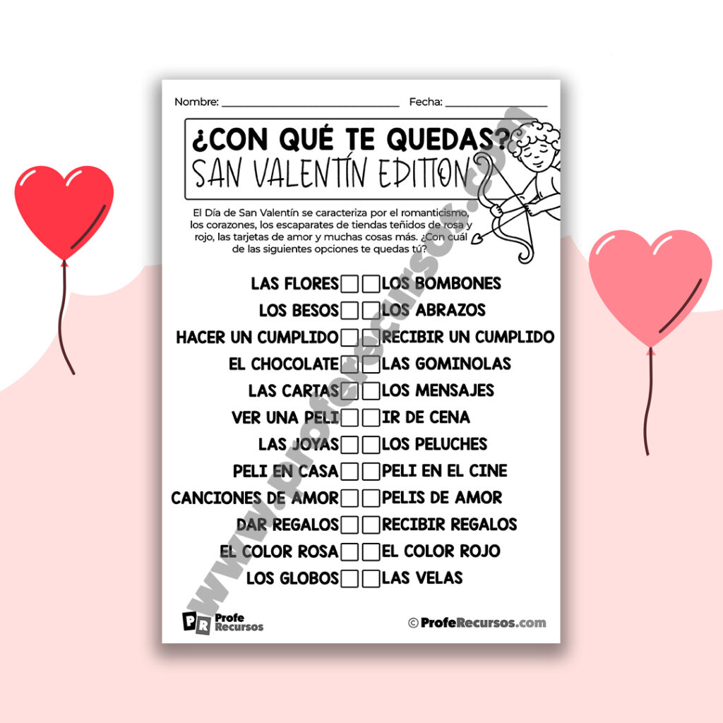 Pack de Actividades de San Valentín | Recursos Educativos