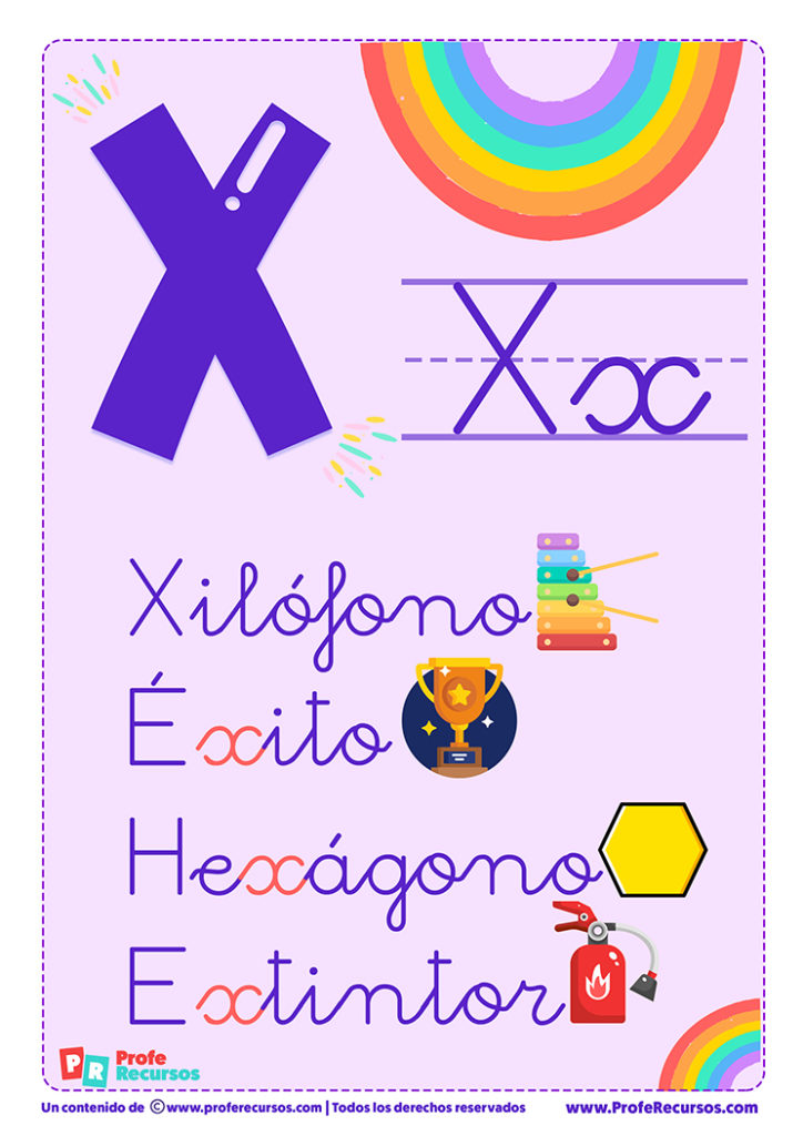 Letras del abecedario para Imprimir | Abecedario para Niños