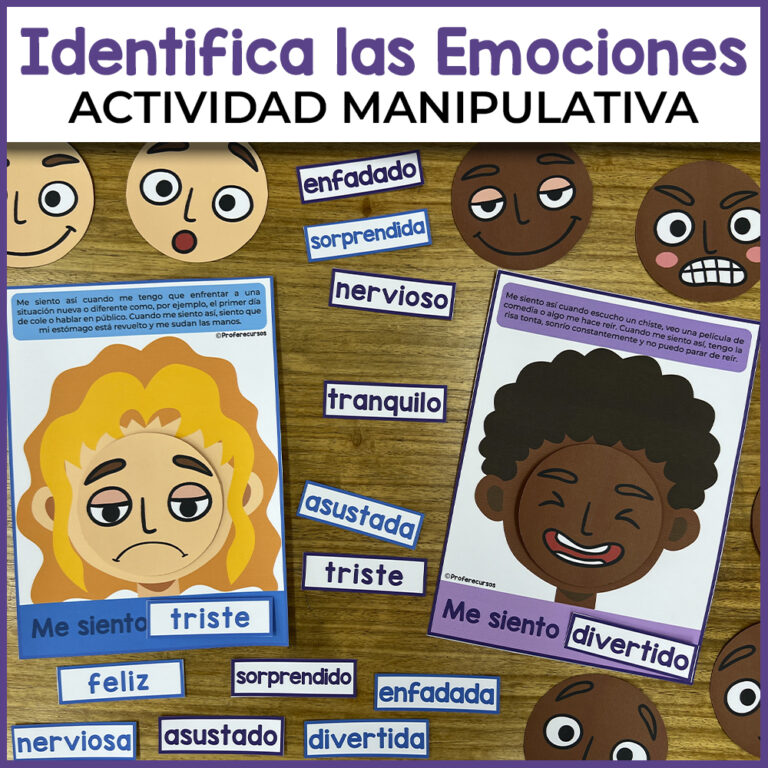 Actividad para Identificar las Emociones y Sentimientos