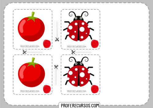 Learning Colors Memory Game Red