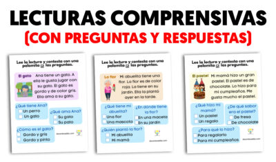 Lecturas Comprensivas (Con Preguntas y Respuestas) PDF