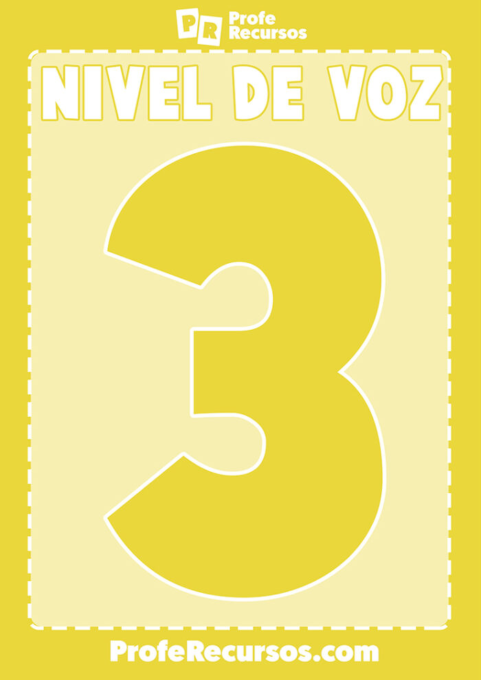 Mantener el nivel de voz en el aula