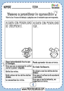 Recurso educativo para trabajar mindset con niños