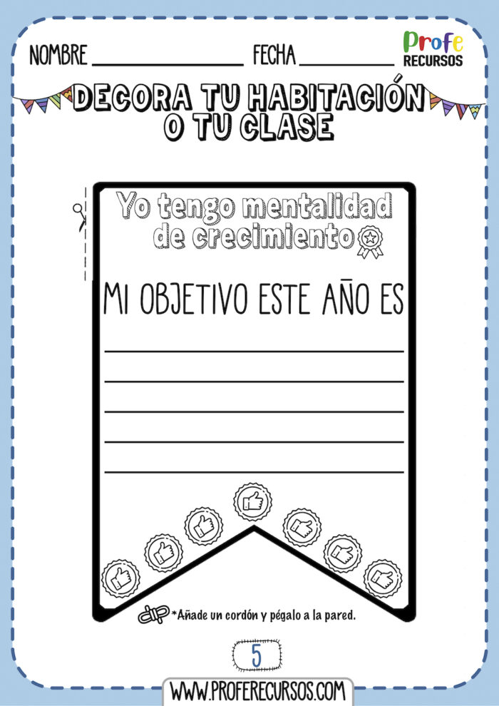 Recurso educativo para trabajar mindset con niños