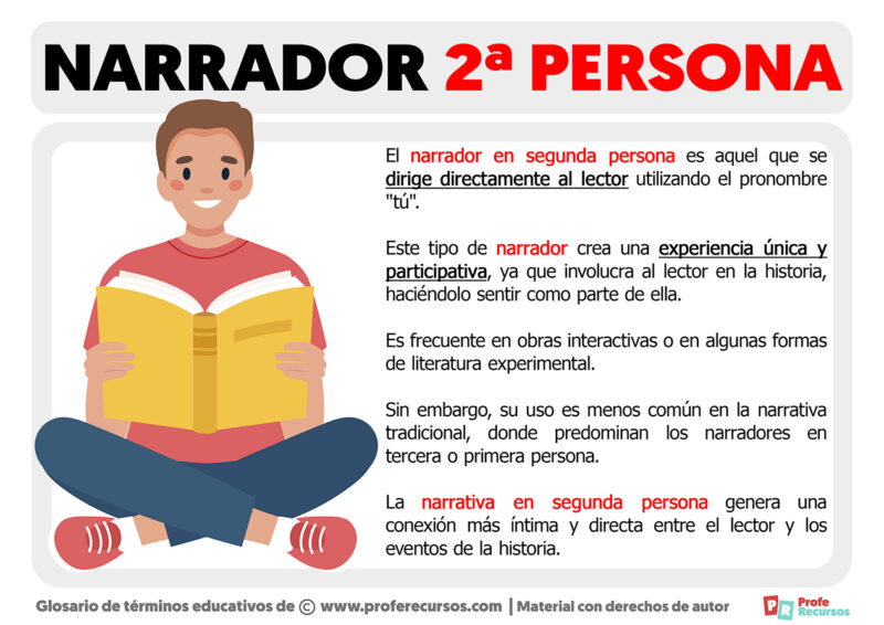 Qué es el Narrador en Segunda Persona