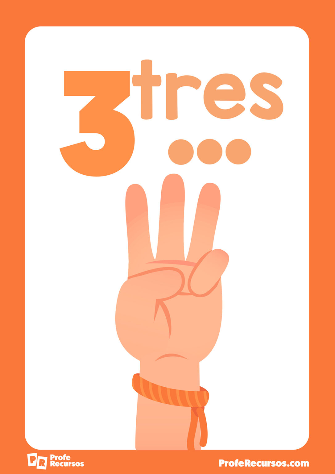 Número 3 para Imprimir