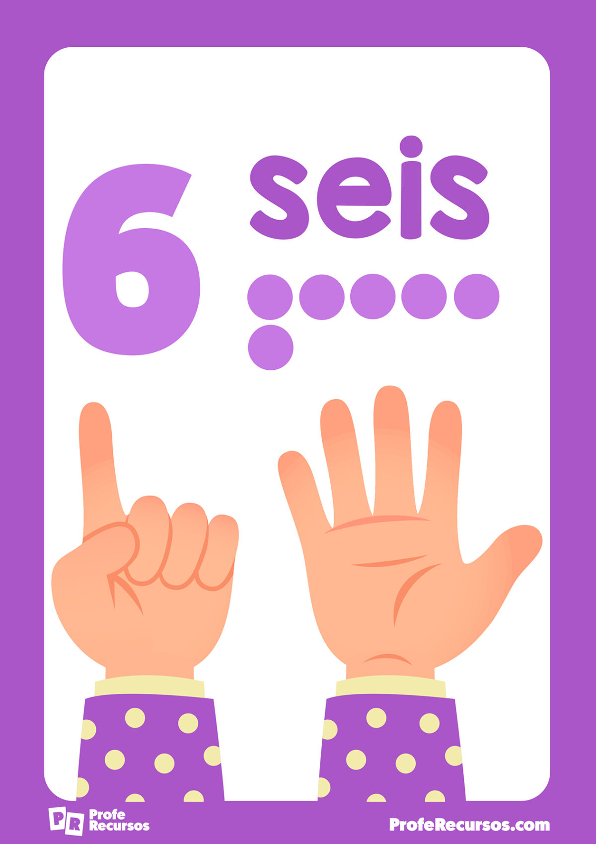 Numeral 6 Para Imprimir - RETOEDU