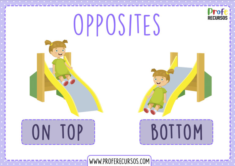 Opposites flashcards English as a Second Language