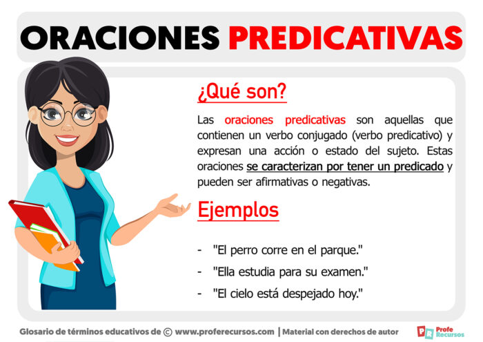 Qué son las Oraciones Predicativas