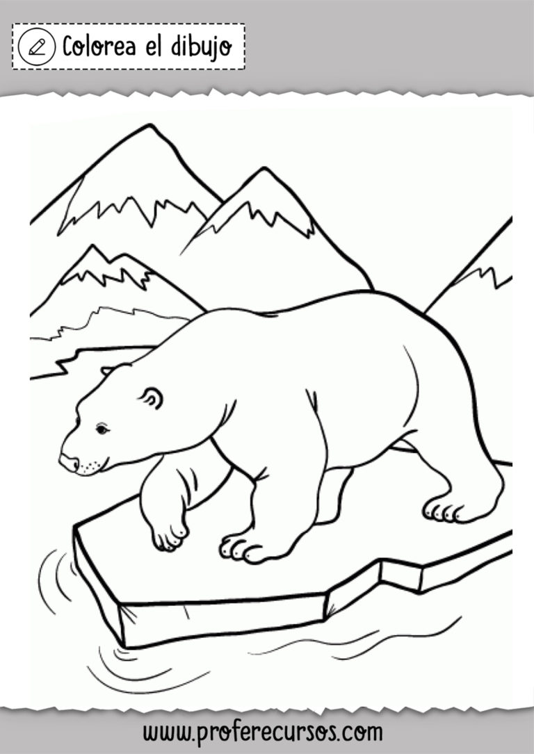 Oso Polar para colorear Oso Polar para colorear