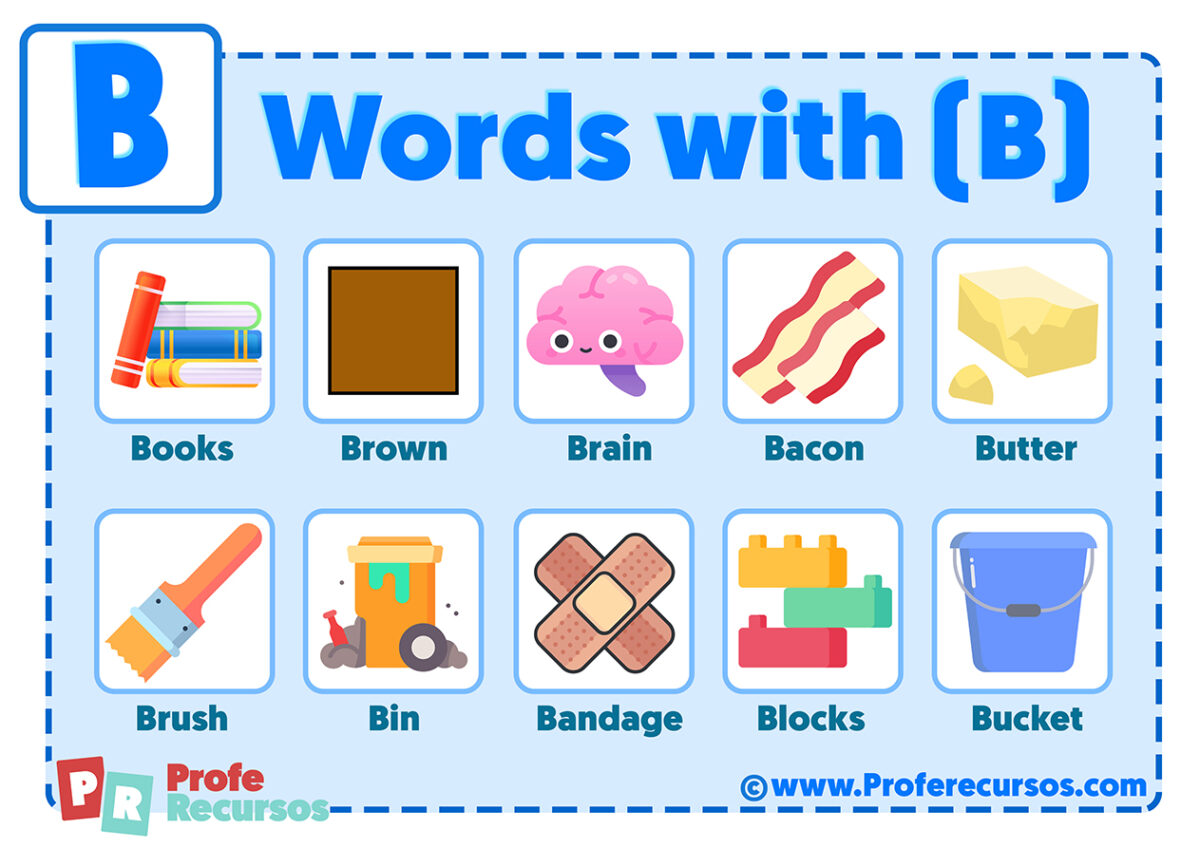 Palabras con B en Inglés | Empiezan con B en Inglés