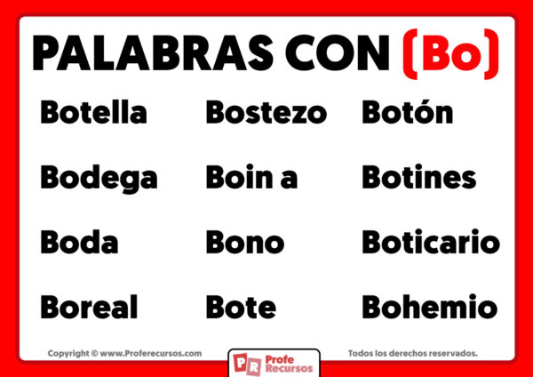 Palabras con Bo