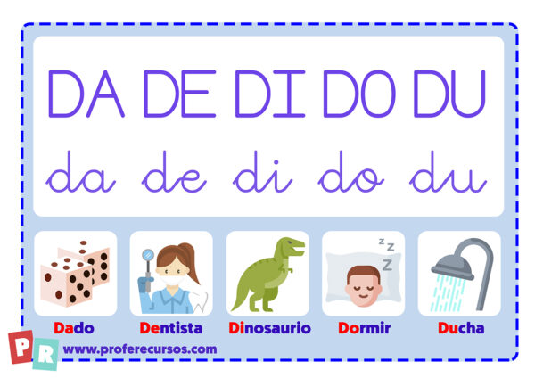 Palabras con Da De Di Do Du