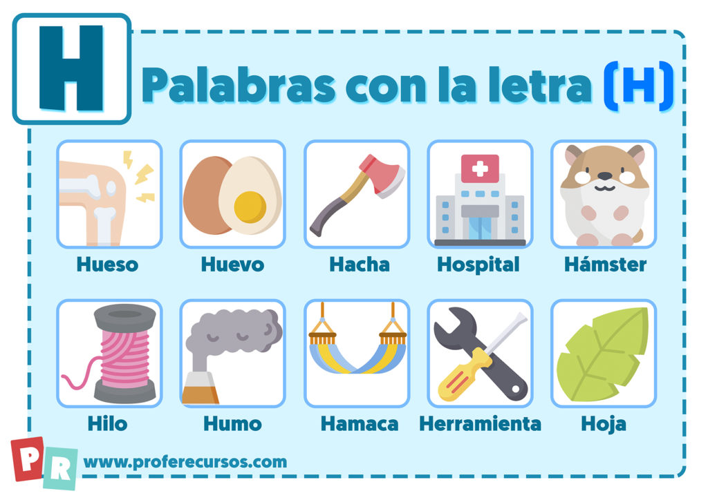 Palabras con h Palabras con h
