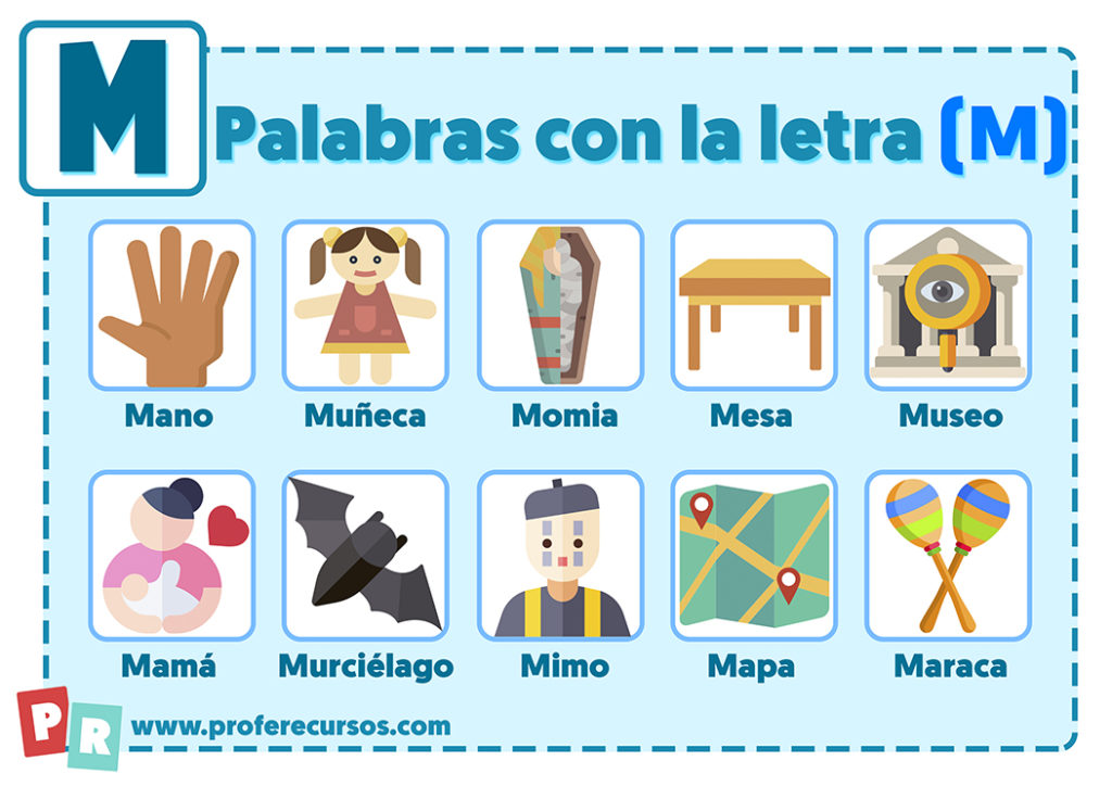 Palabras con m