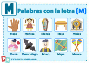 Palabras con m