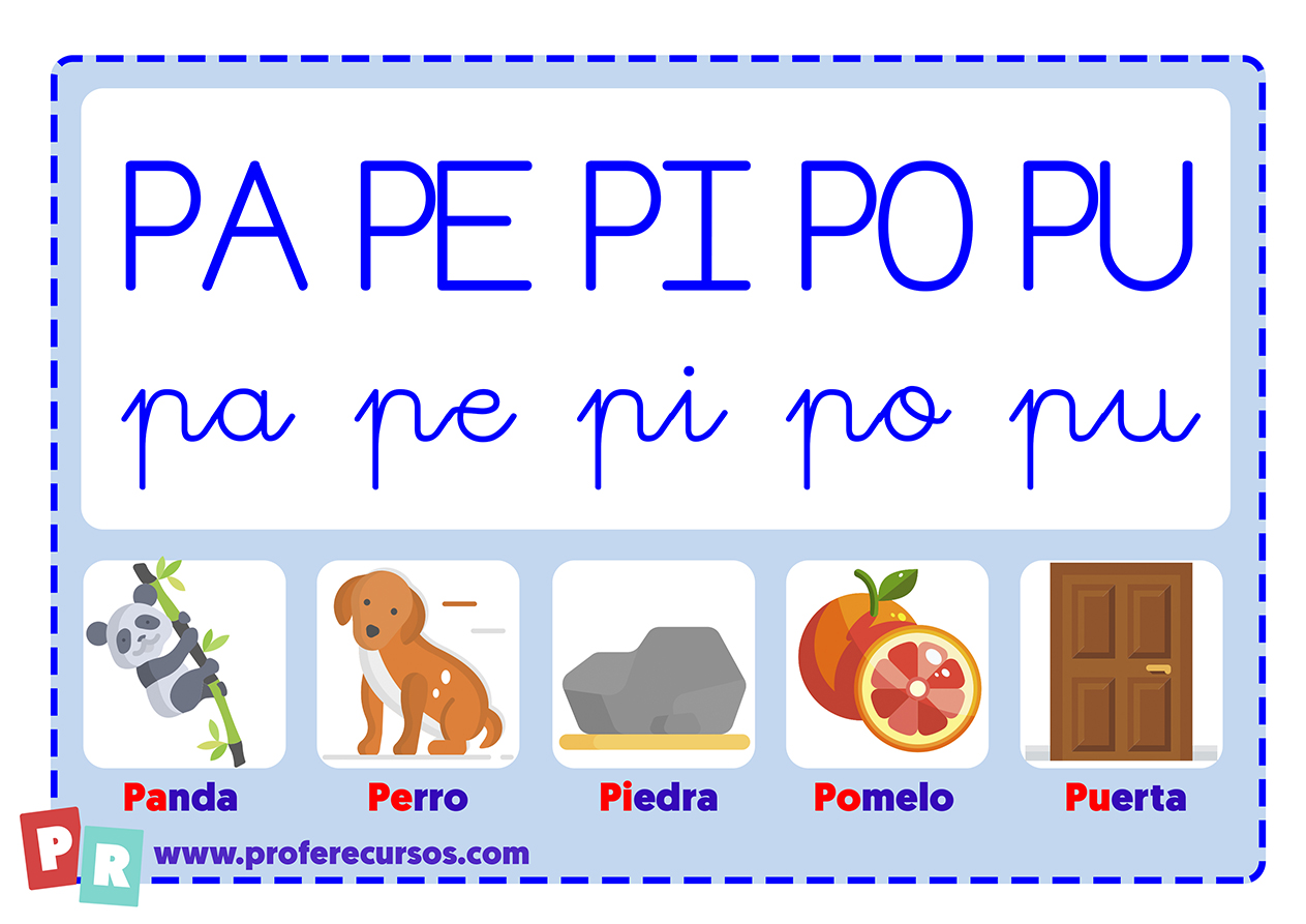 Palabras Con Pa Pe Pi Po Pu Palabras Con Pa Pe Pi Po Pu
