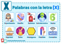Palabras con la Letra X para Niños | Palabras que contienen X