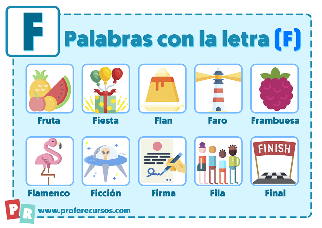 Palabras Con La Letra F F Ejemplos De Palabras Con F Images And Palabras Con La Letra F F Ejemplos De Palabras Con F Images And