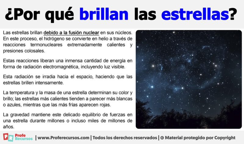 ¿Por qué brillan las Estrellas? ¡Te lo explicamos!
