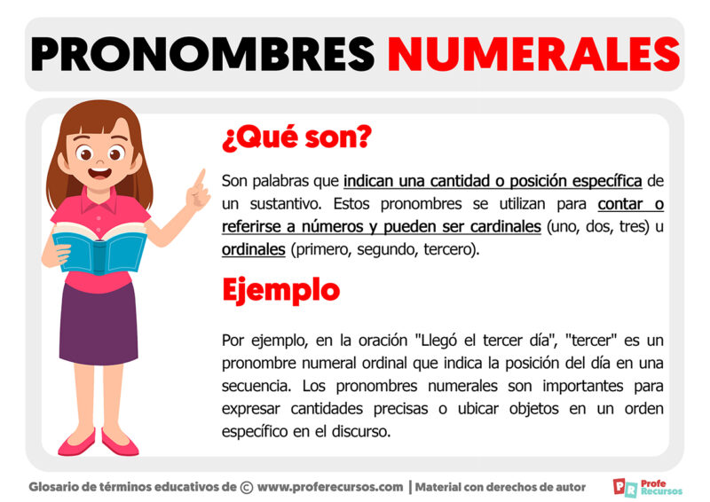 Qué son los Pronombres Numerales